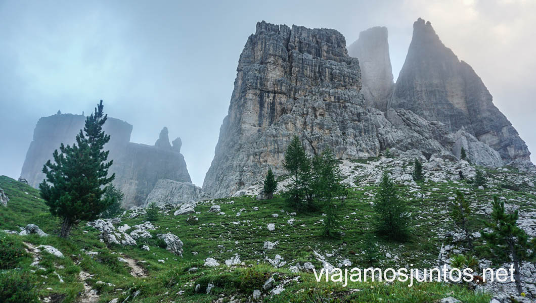 Ruta Cinco Torres (Cinque Torri) los Dolomitas | Viajamosjuntos.net