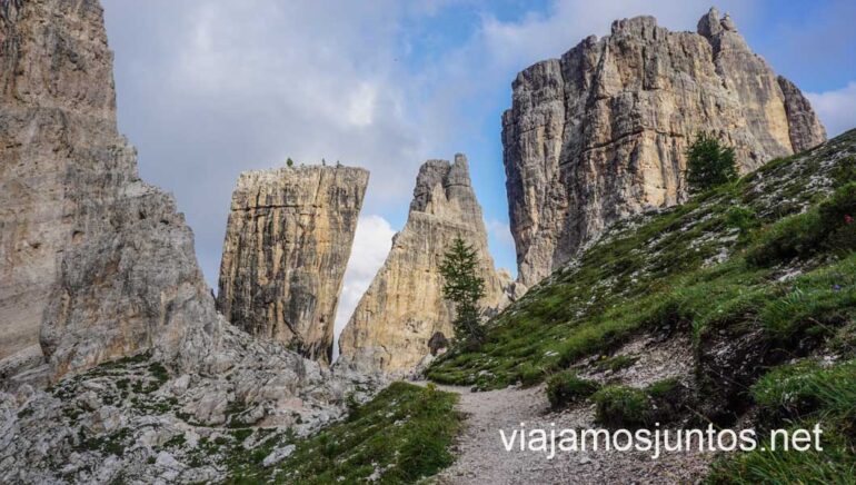 Ruta Cinco Torres (Cinque Torri) los Dolomitas | Viajamosjuntos.net